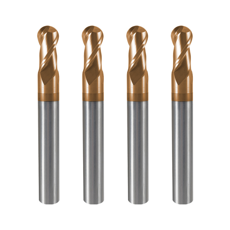 HRC35 Solid Carbide 2 Flute Ball Nose End Mill