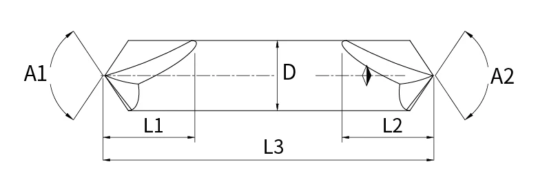 Custom Double Ended Chamfer Cutter
