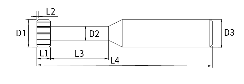 Custom Corner Chamfer Keyseat Cutters